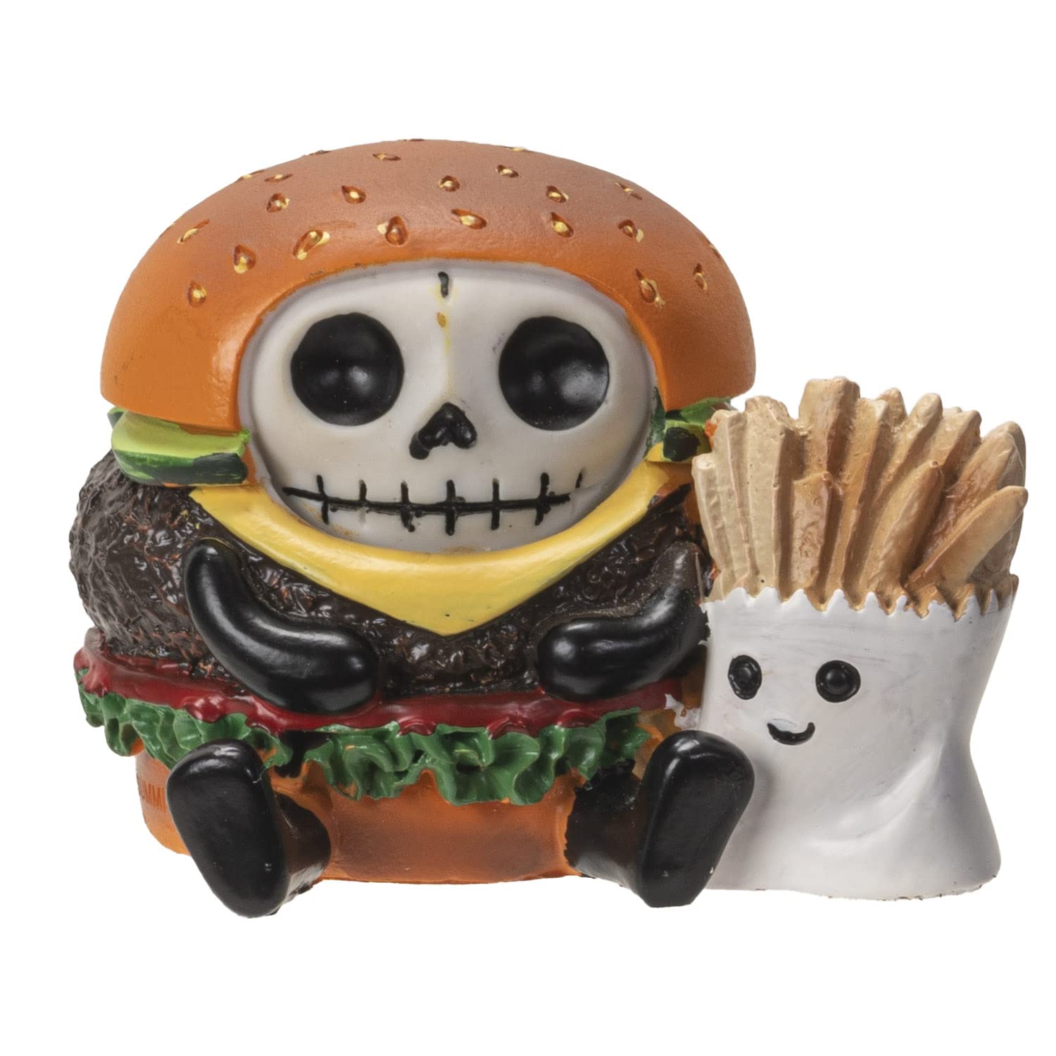Amazon.com: Furrybones Burger Signature Skeleton in a Burger Costume ...