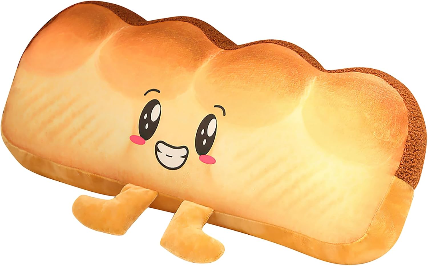 Amazon.com: VYUSIT 3D Simulation Bread Plush Pillow Giant Bread Food ...