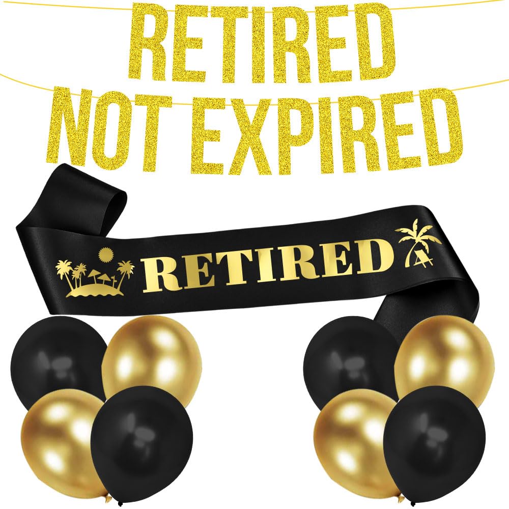 Amazon.com: Happy Retirement Party Decorations Kit for Men Women ...