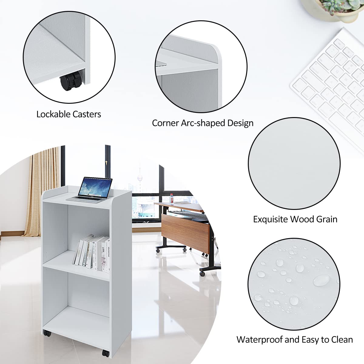 Snapklik.com : Panana Podium Stand - Hostess Stand