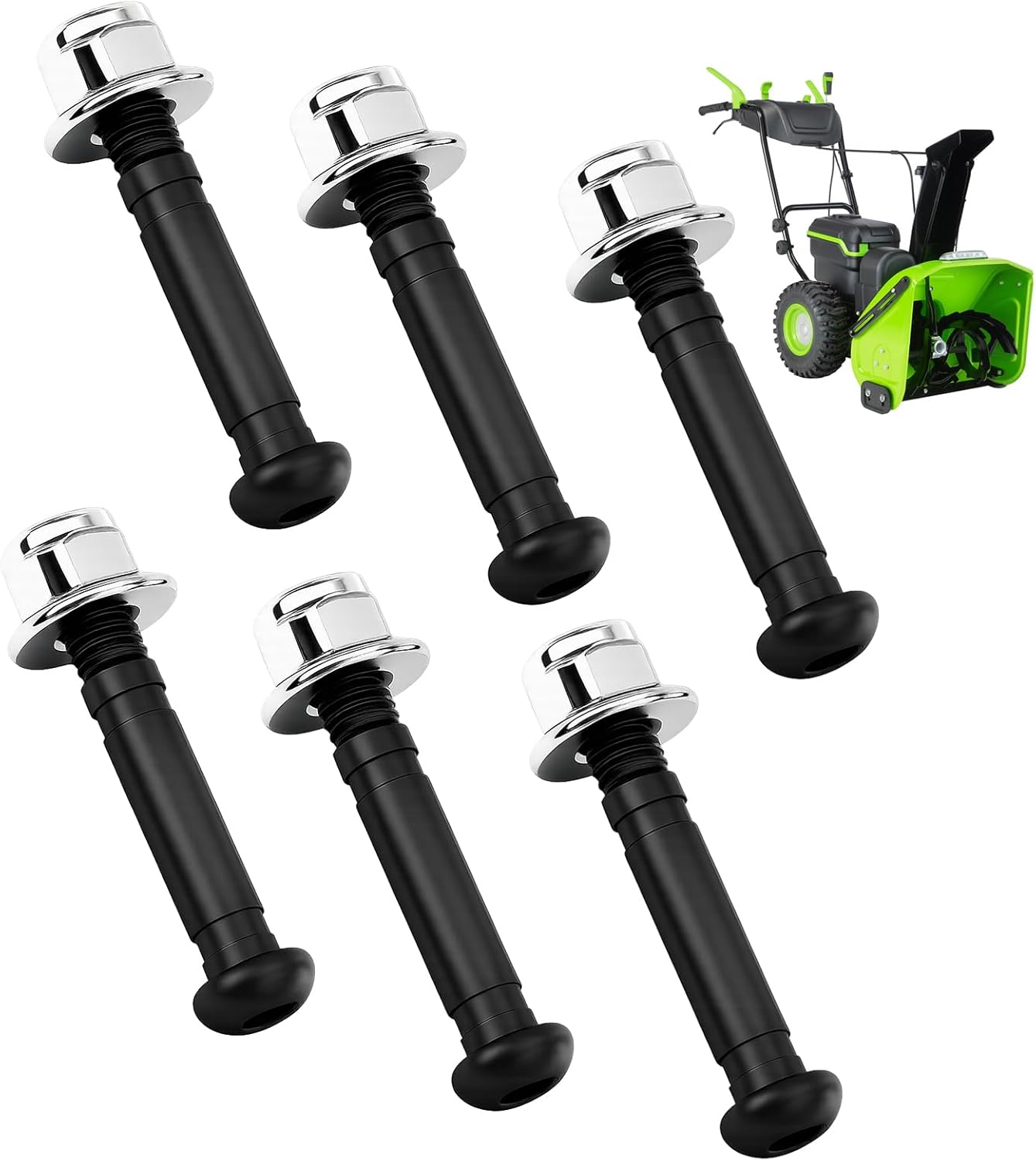 Amazon.com: ASP2400D 2-Stage Snow Blower Shear Pin Set Compatible with ...