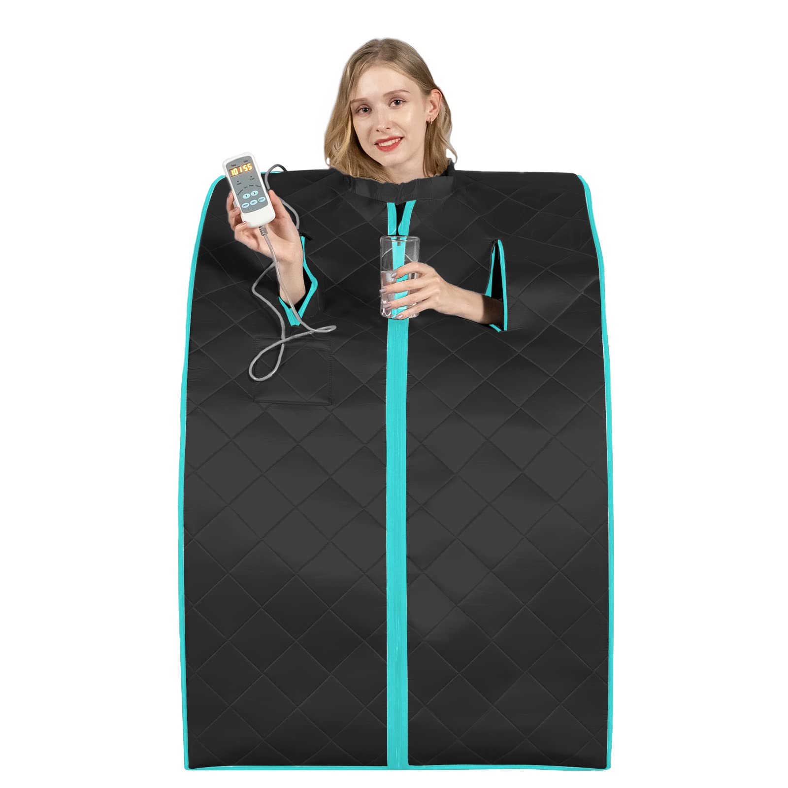 Amazon.com : Smartmak Far Infrared Sauna, Full Body One Person Portable ...
