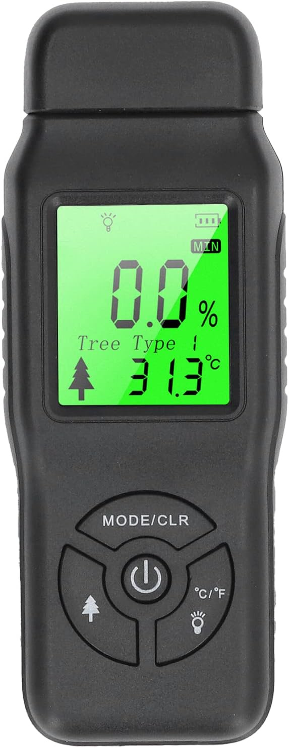 Moisture Sensor, Long-Lasting Moisture Tester for Wood, Moisture Level ...
