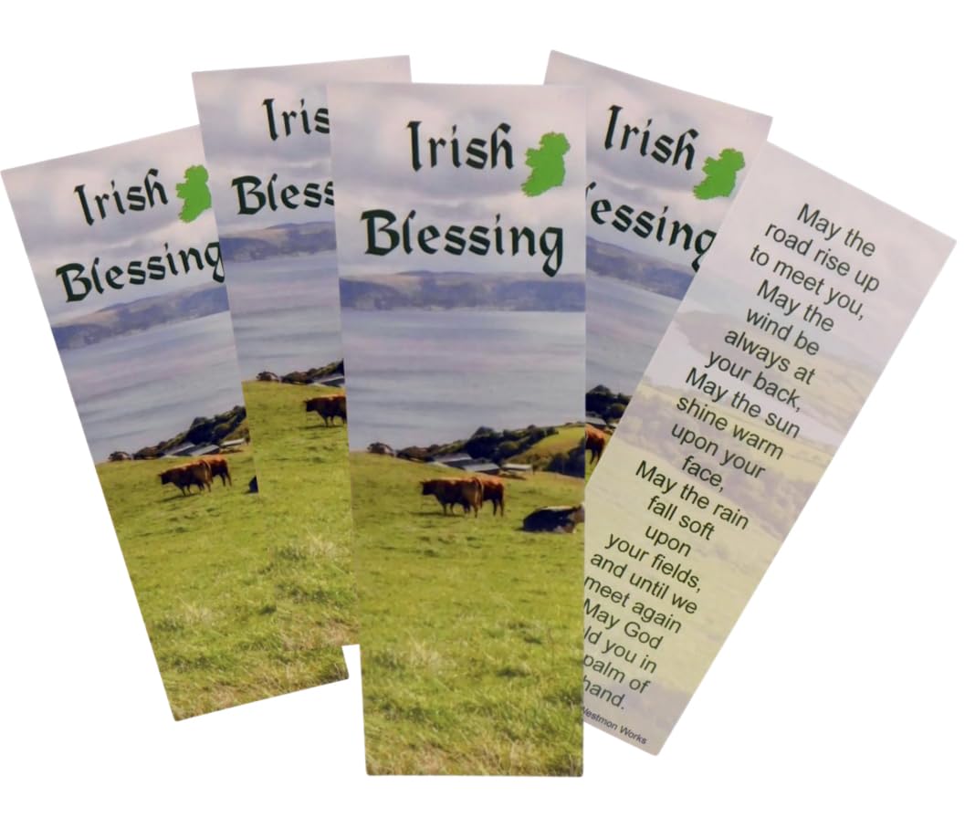 Amazon.com: Irish Blessing Bookmark Pack Classic Holy Card Prayer of ...