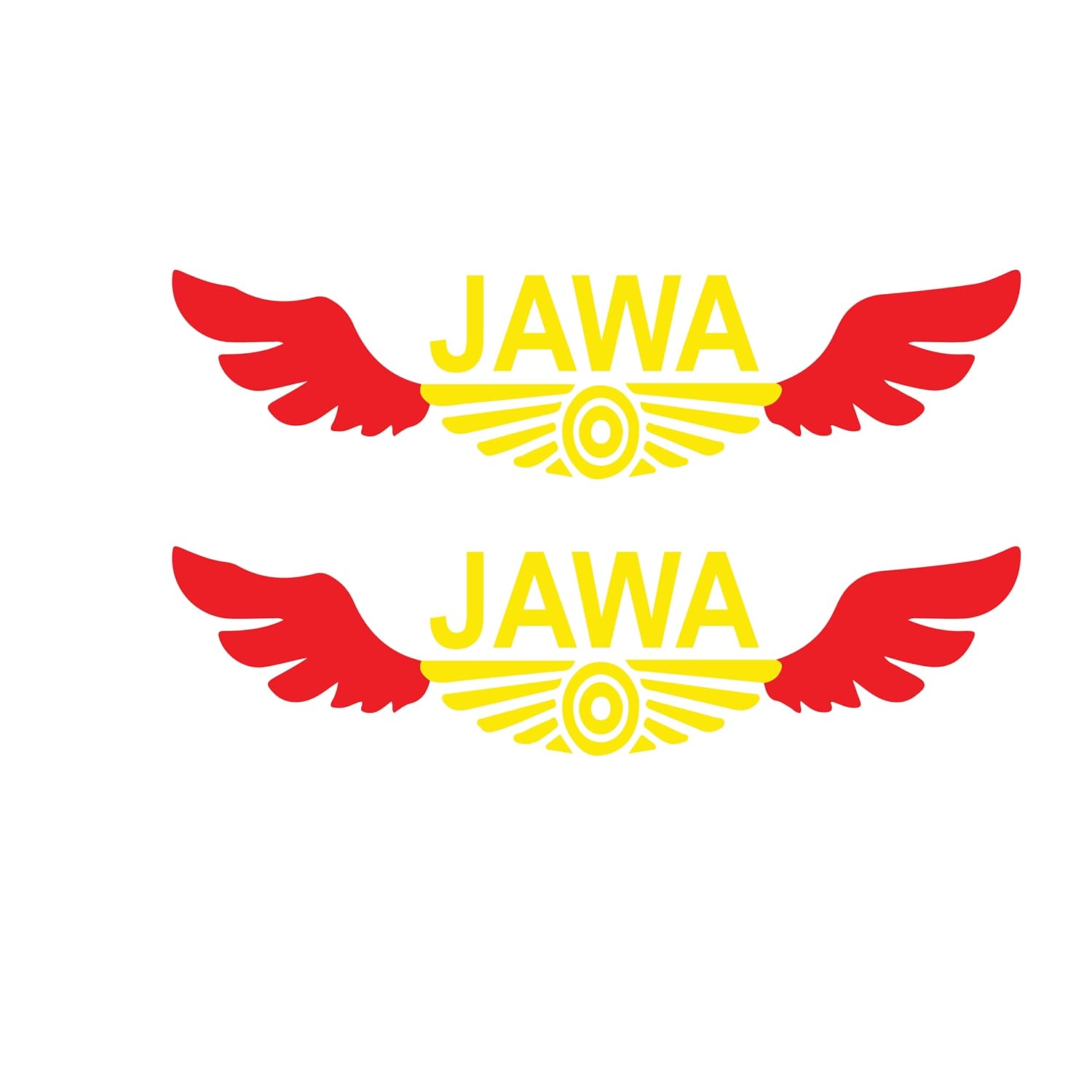 ISEE 360® Bike Sticker Compatible for Sides Back jawa Wings Vinyl ...