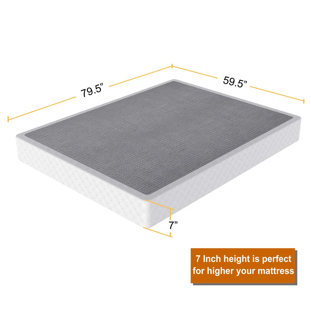 NOAH MEGATRON 7 Inch Box Spring Queen, Low Profile Metal Boxsprings ...