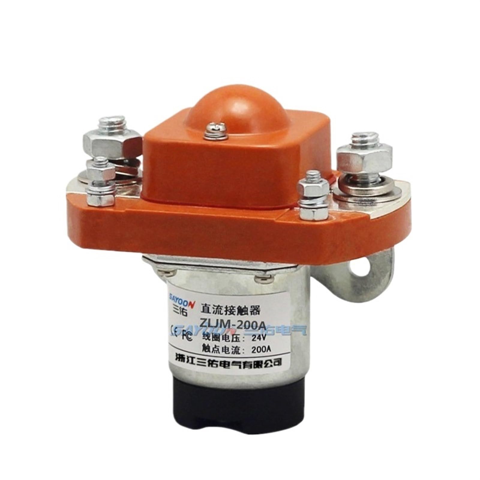 Snapklik.com : ETURBEV ZLJM-100A 200A 400A 600A DC Contactor 12V 24V ...