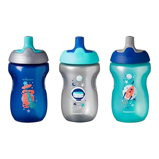 Amazon.com : Tommee Tippee Sportee Toddler Sports Sippy Cup | Spill ...