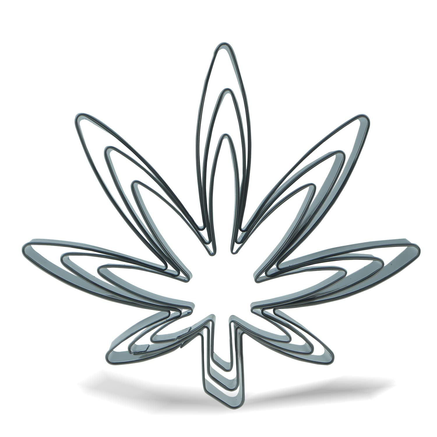 Amazon.com: Keewah Marijuana Leaf Cookie Cutter Set - 5.2”,4.3”,3.4 ...
