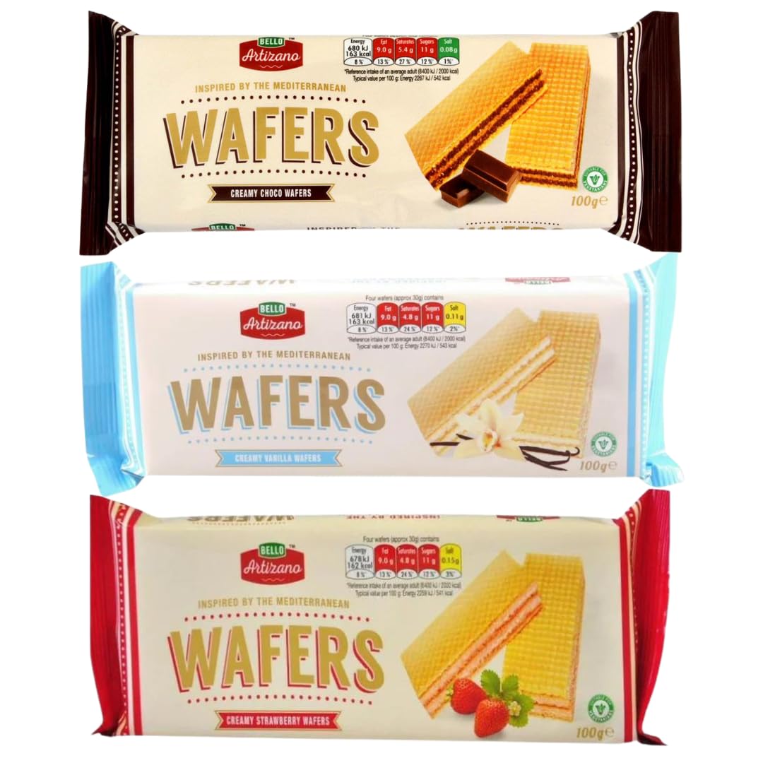 Wafers Bundle With Bello Artizano Chocolate Creme Wafers 100g ...