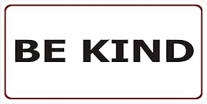 Amazon.com: Be Kind Photo License Plate : Automotive