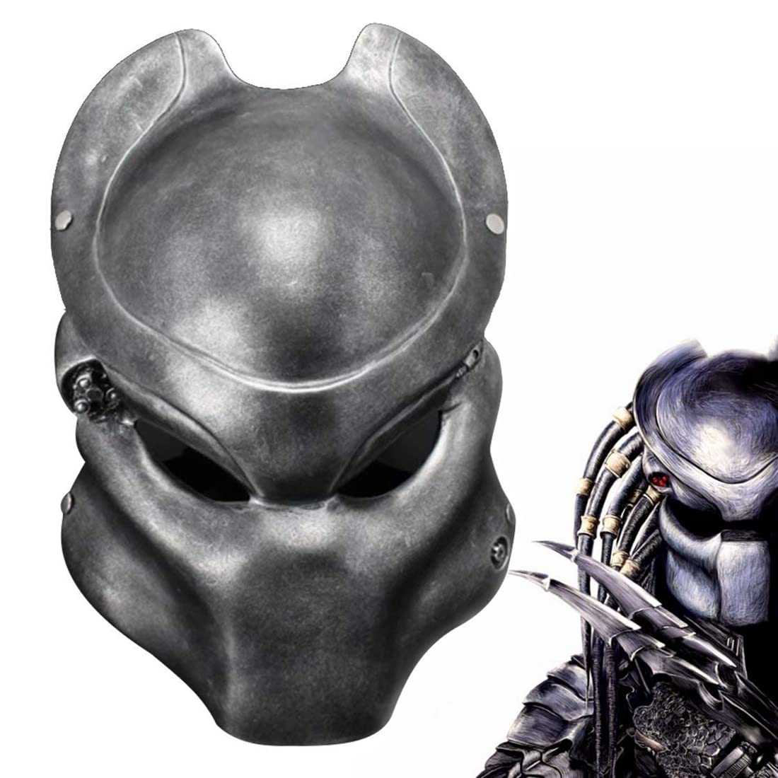 Buy Alien Vs Predator Cosplay Toys y Alien Helmet Replica y Halloween ...