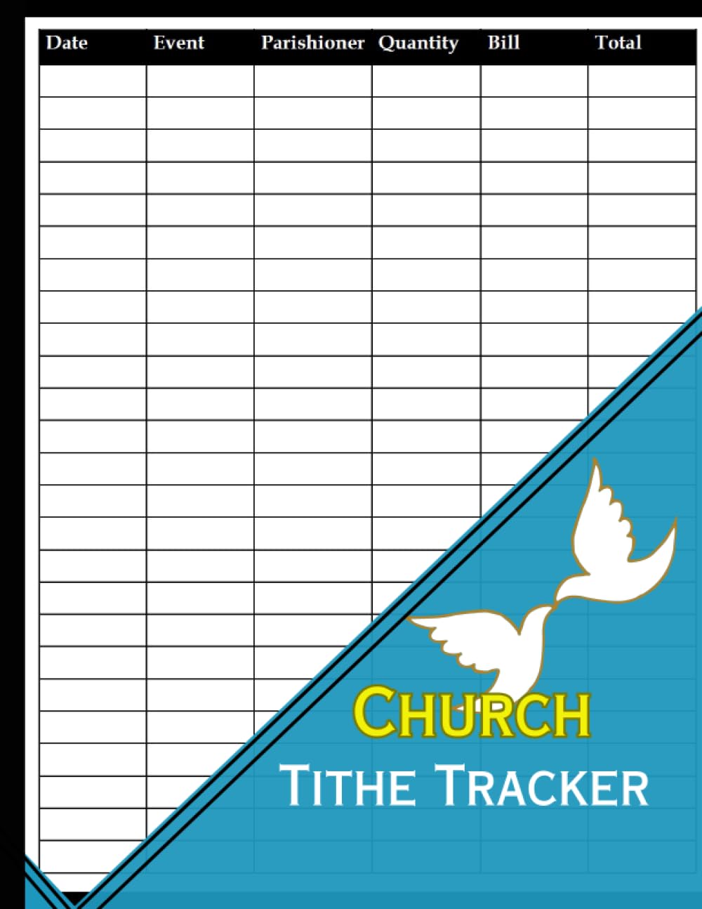 Church Tithe Tracker: Tithe & Offering Record Book for Small Churches ...