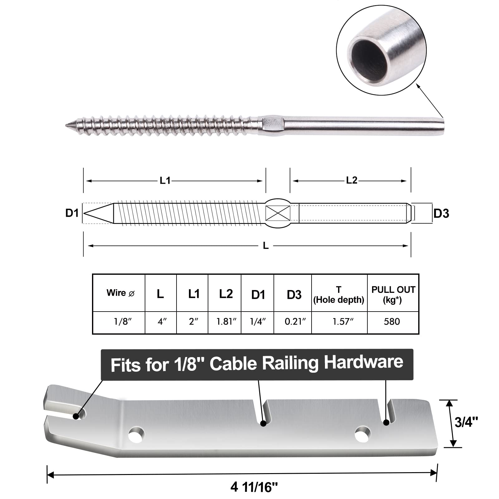 Snapklik.com : BLIKA 120 Pack T316 Stainless Steel Right&Left Handed ...