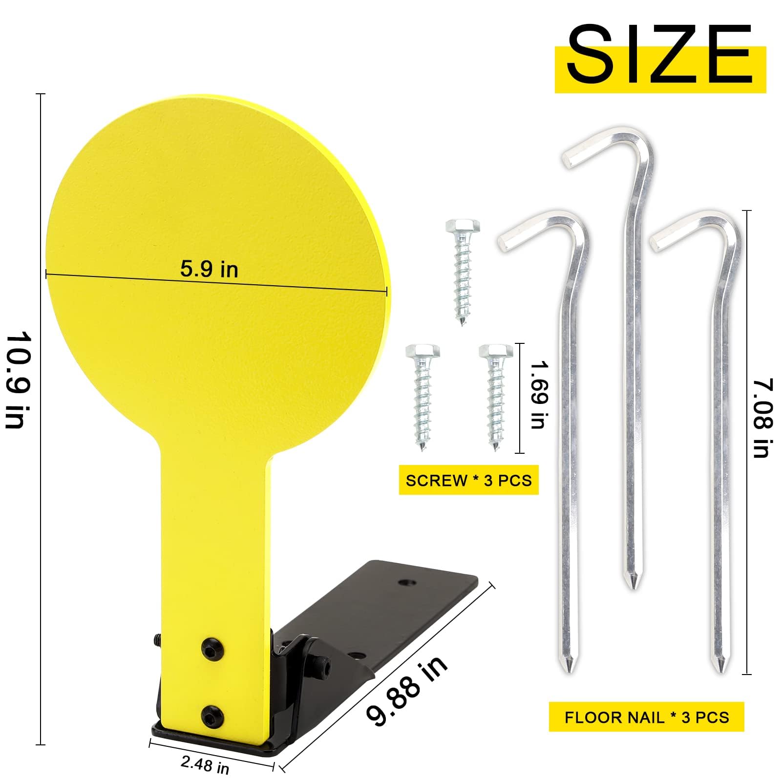 Snapklik.com : AR500 Gun Metal Shooting Target Popper Steel Shooting ...