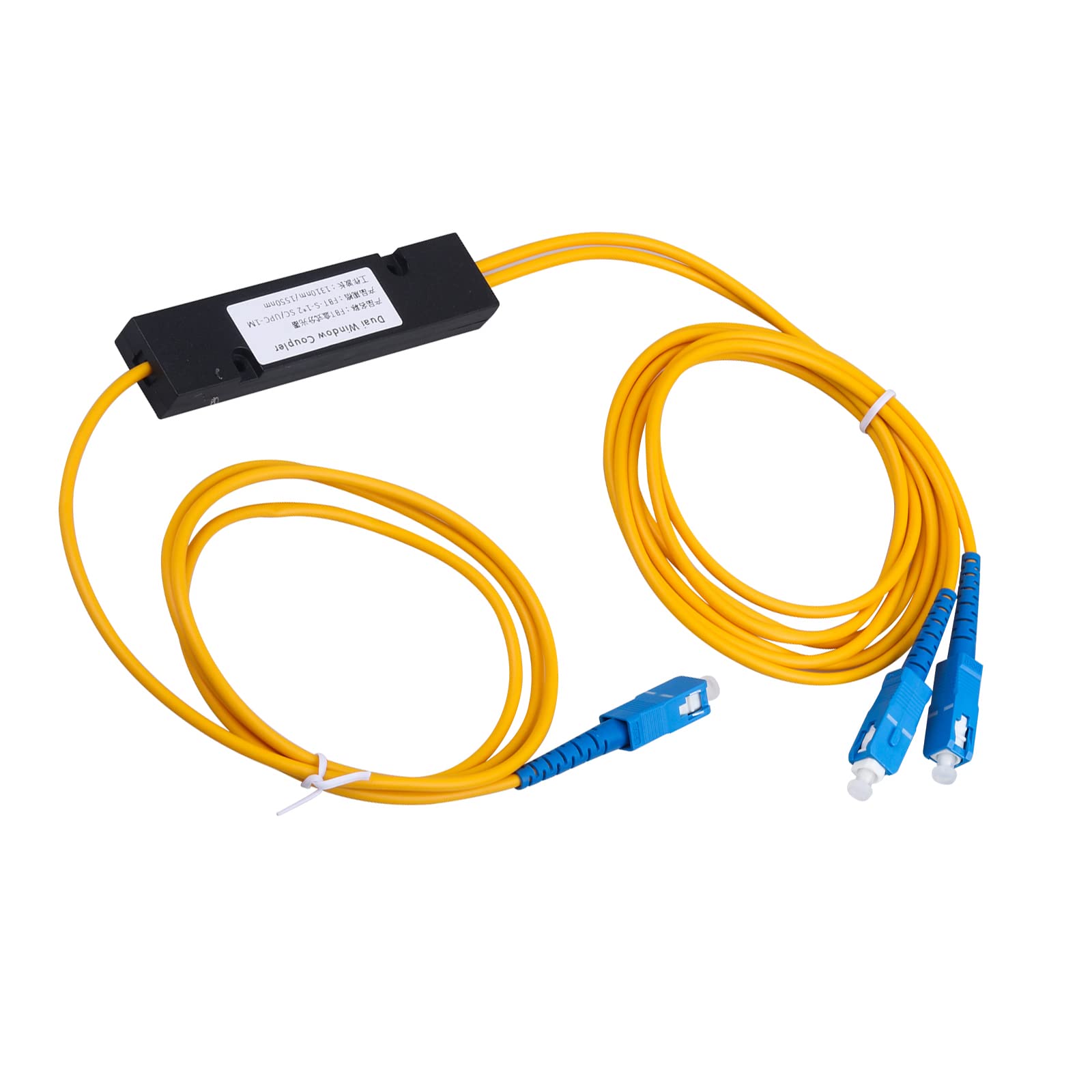 Buy fyboptwu - SC UPC 1X2 Singlemode Fiber Optical Splitter Fused Fiber ...