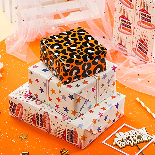 Snapklik.com : LeZakaa Birthday Wrapping Paper Roll - Mini Roll ...