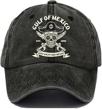 Amazon.com: Gulf of Mexico Salty Resist Hat Gulf of Mexico Est 1550 Hat ...