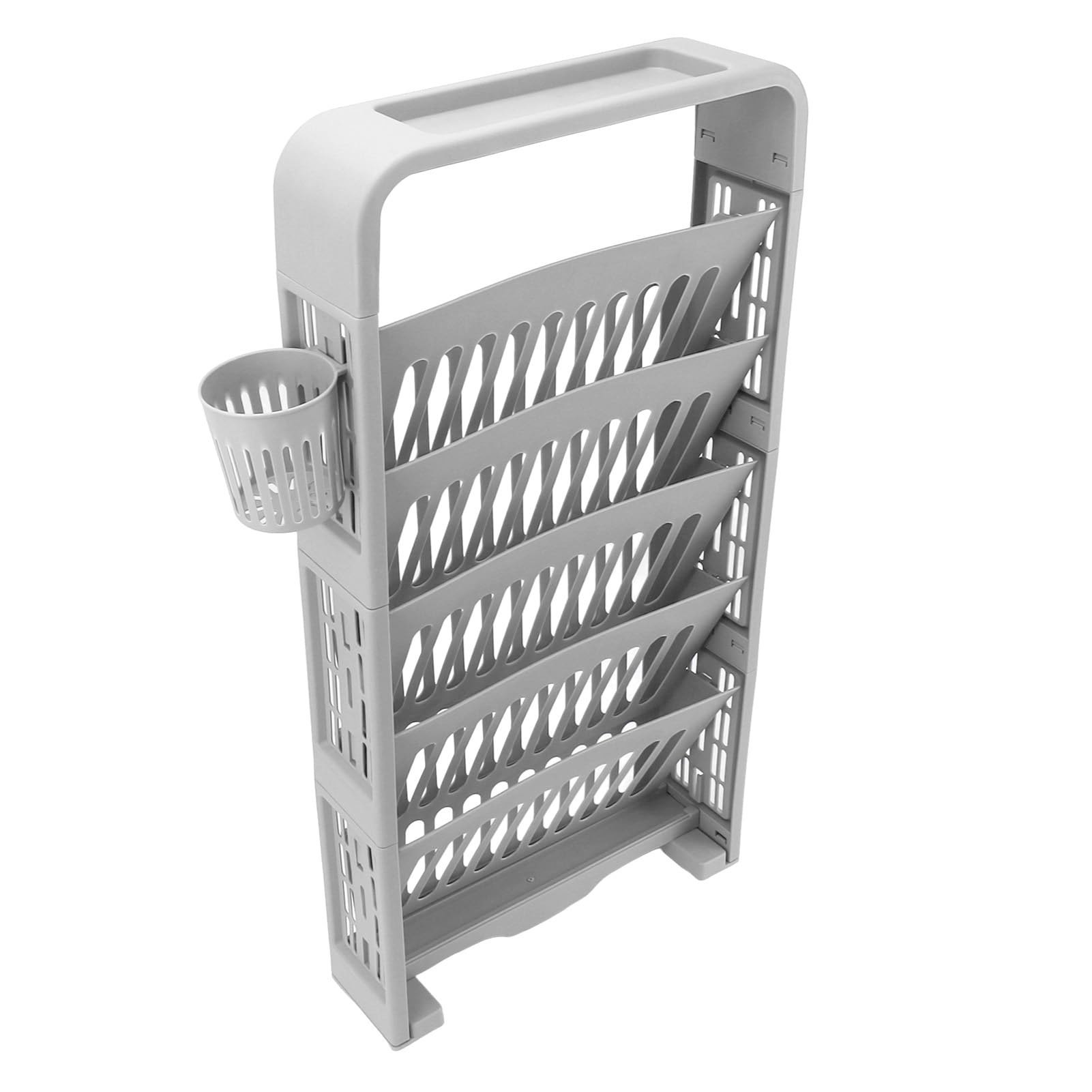 Amazon.com: 6 Tier Book Rack Storage Bookshelf, Removable Movable ...