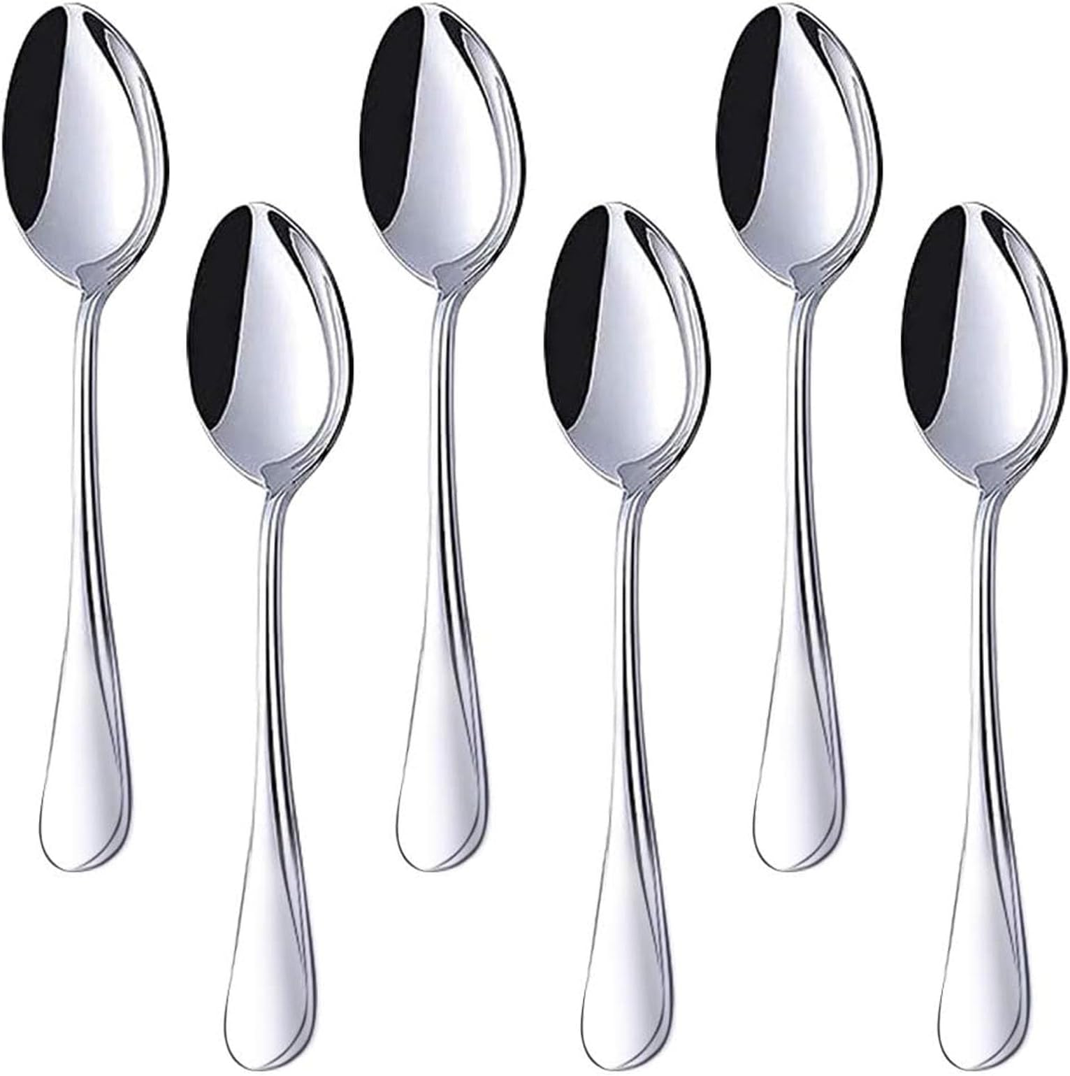 Amazon.com | Teaspoons Flatware Set 12 pieces Stainless Steel Mirror ...