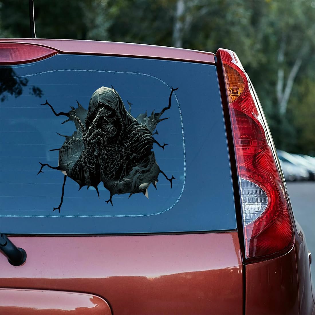 Amazon.com: Grim Reaper Car Decal Stickers, Grim Reaper Car Decals ...