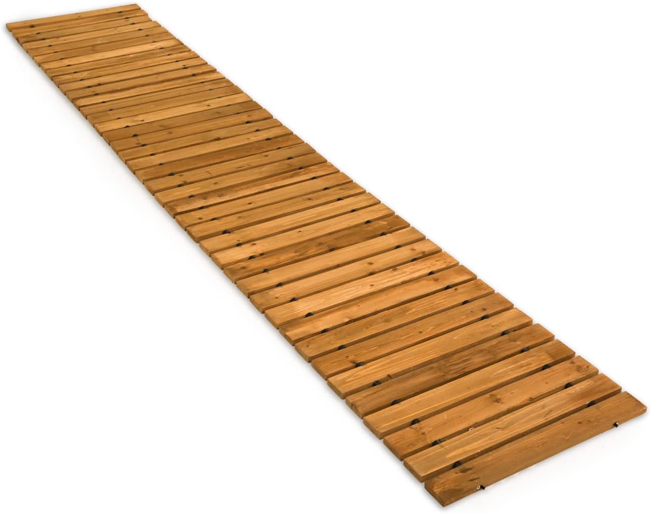 Amazon.com : Plow & Hearth 6-Foot Cedar Wooden Pathway | Portable ...