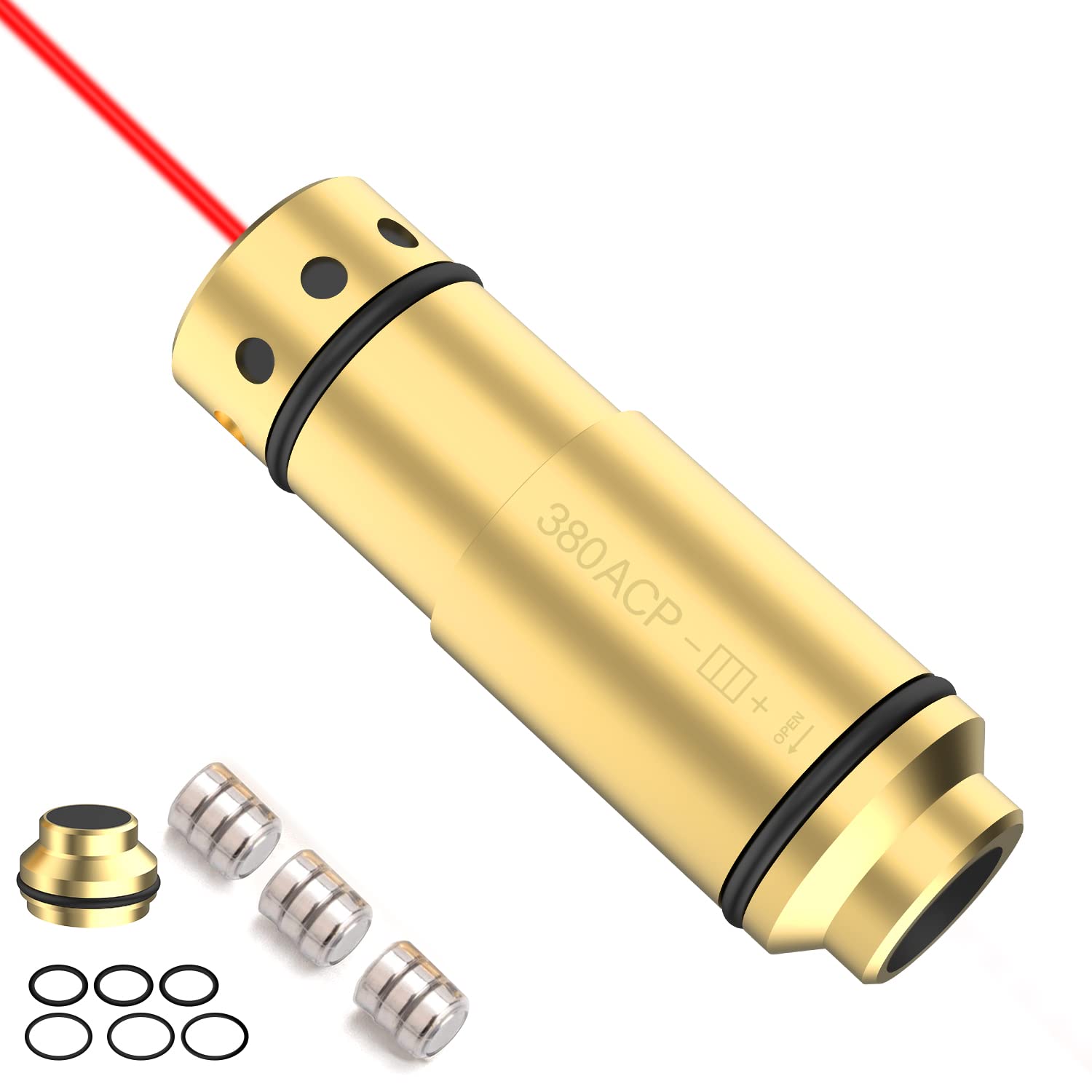 Buy DEFENTAC9mm/ .380 / .45 ACP Laser Training Cartridge for Dry Fire ...