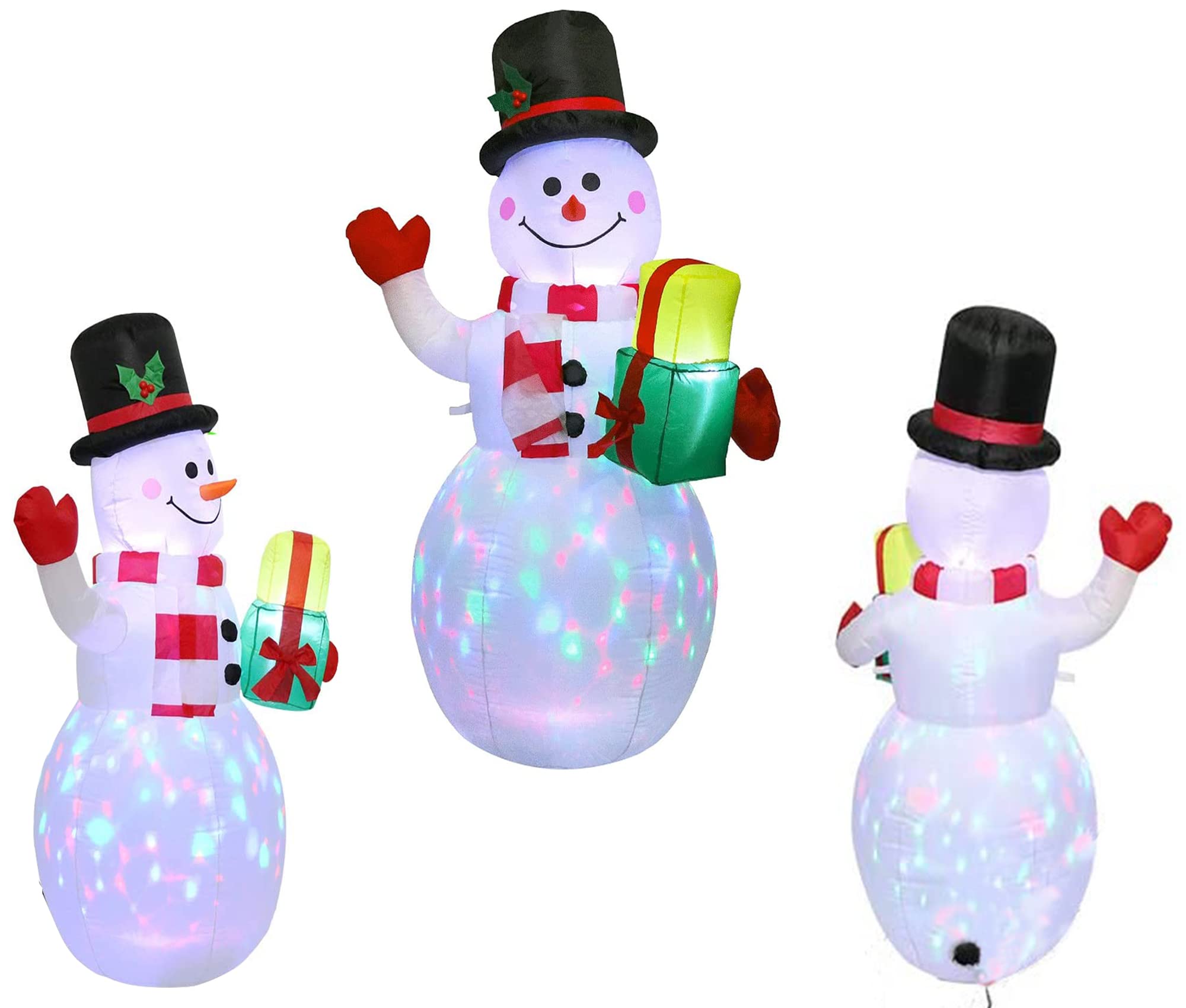 Inflatable Snowman Christmas Decorations Funny Snowman Inflatable ...