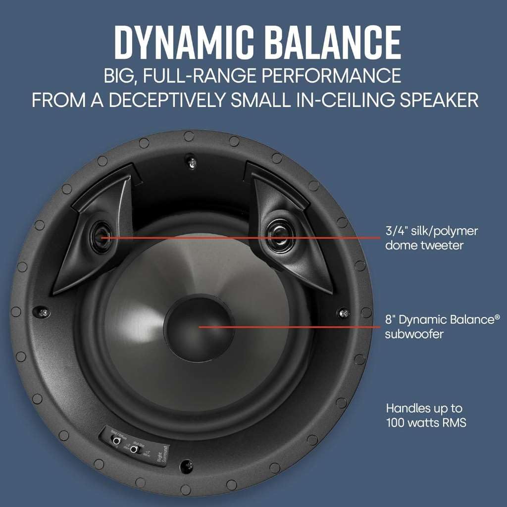 Snapklik.com : Polk Audio 80F/X-RT in-Ceiling 2-Way Round Surround ...