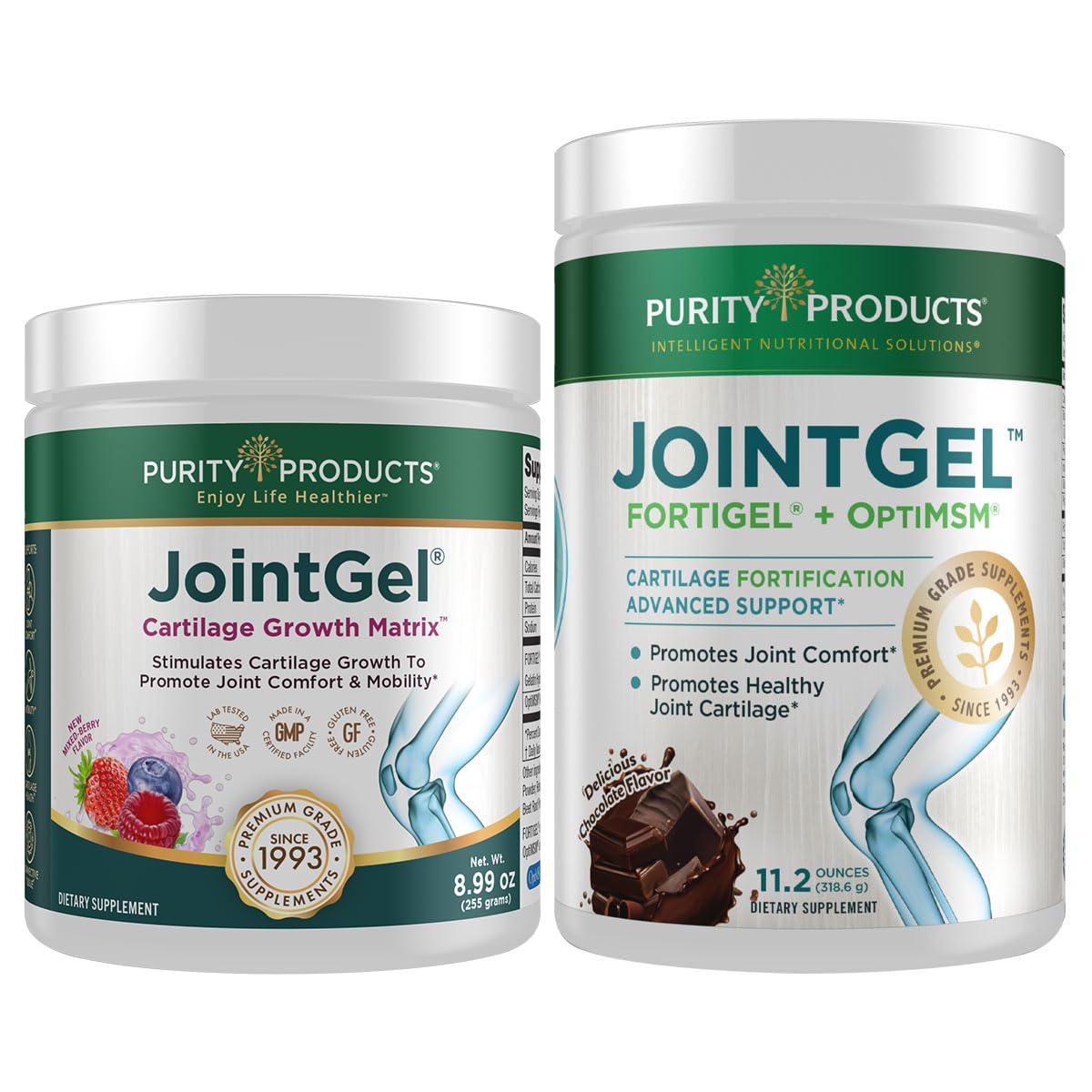 Amazon.com: Purity Products Bundle - JointGel (Berry Powder) + JointGel ...