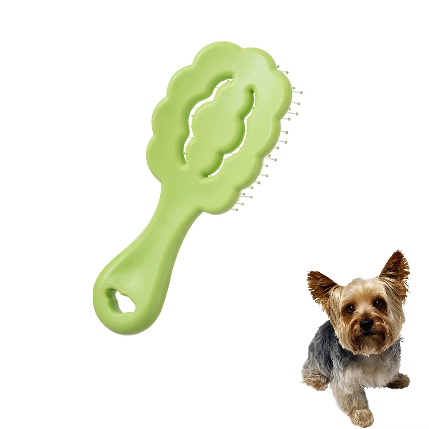 Amazon.com : MAEELOU Cloud Shape Small Dog Grooming Brush - Soft ...