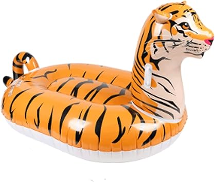 Amazon.com: Portable Tiger Shape Swimming Ring, Inflatable Pool Float ...