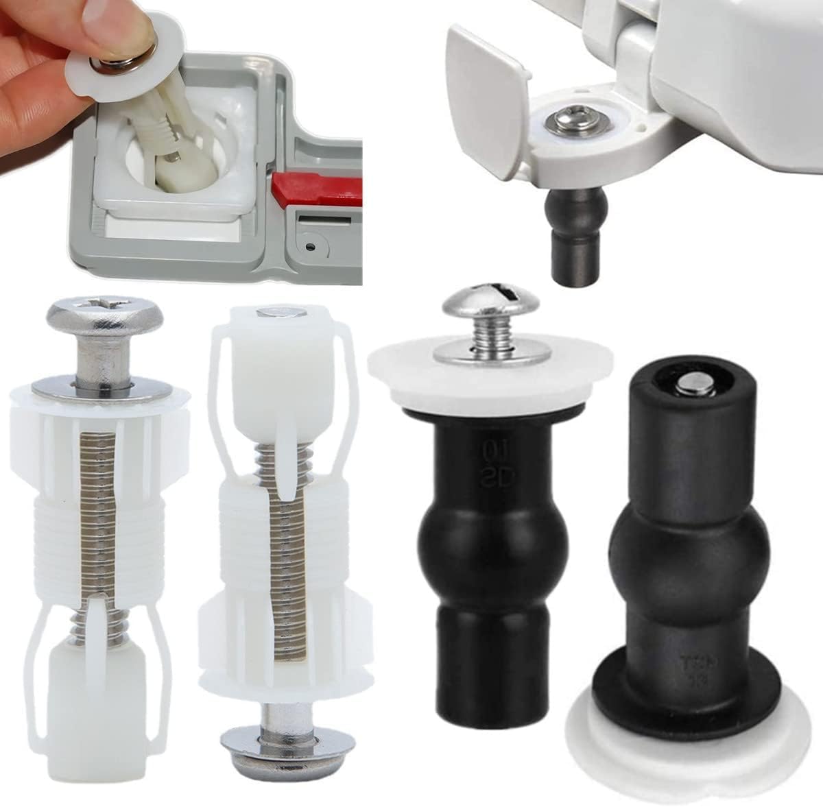 4 Pack Toilet Seat Screws, Toilet Seat Hinges Chile | Ubuy