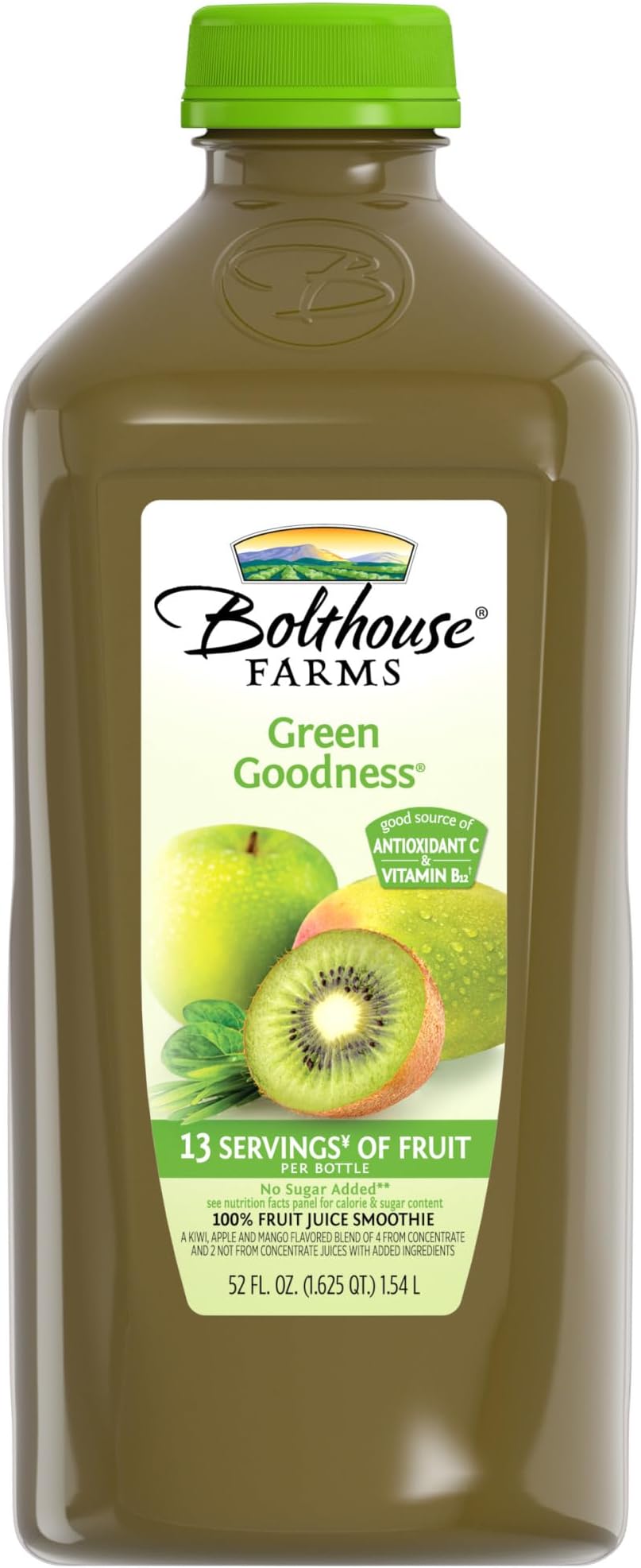 Amazon.com: Bolthouse Farms Green Goodness, 52 Fl Oz Bottle : Grocery ...