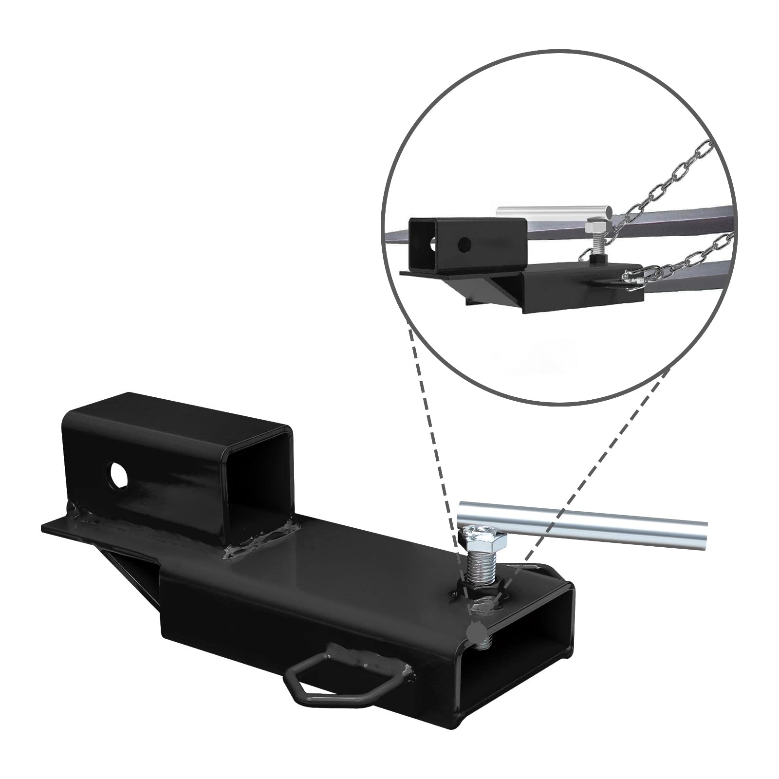 Snapklik.com : Forklift Trailer Hitch Attachment, EBESTTECH 1PC 2 ...