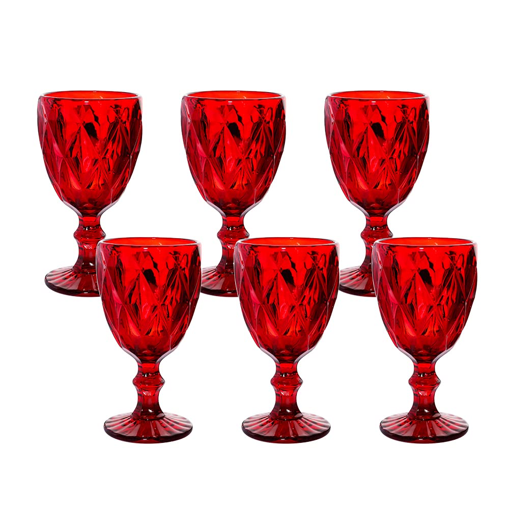Red Colored Glassware