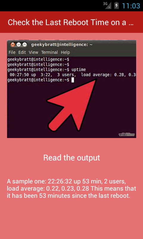 Check the Last Reboot Time on a Server - App on Amazon Appstore