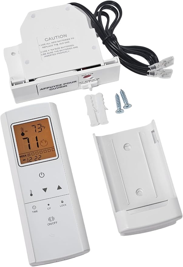 The-new-style Gas Fireplace Remote Control Kit,Thermostatic On/Off ...