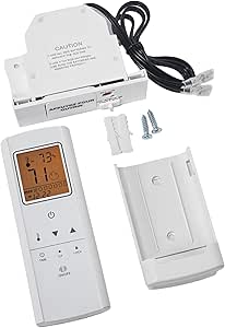 Amazon.com: The-new-style Gas Fireplace Remote Control Kit,Thermostatic ...