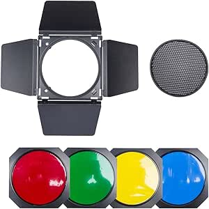 Amazon.com : Interfit MBNDG4 Studio Essentials Adjustable - barndoors ...