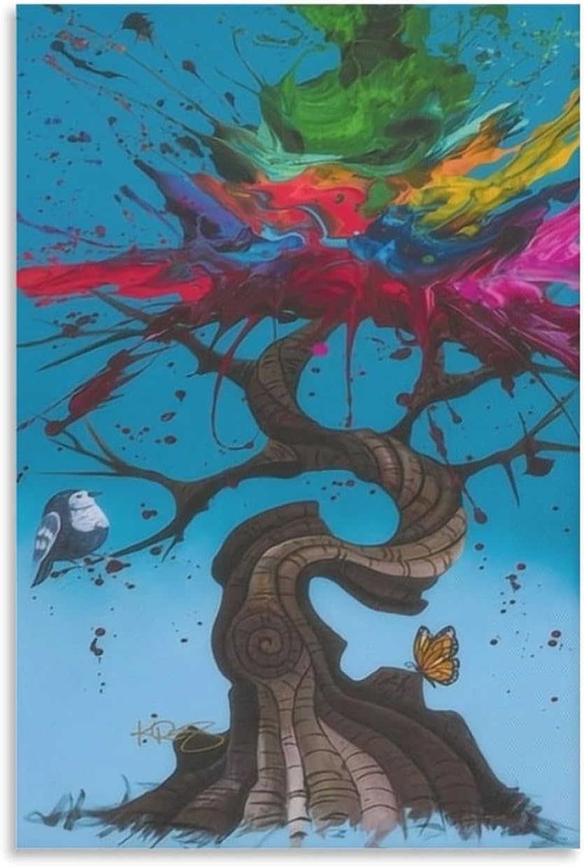 Amazon.com: MONAIZ Abstract Color Canvas Individualism Compelled - Kre8 ...