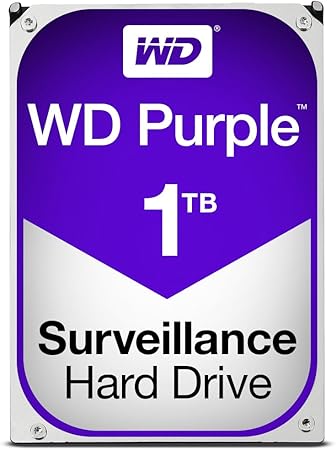Amazon.com: WD Purple 1TB Surveillance Hard Disk Drive - 5400 RPM Class SATA 6 Gb/s 64MB Cache 3 ...