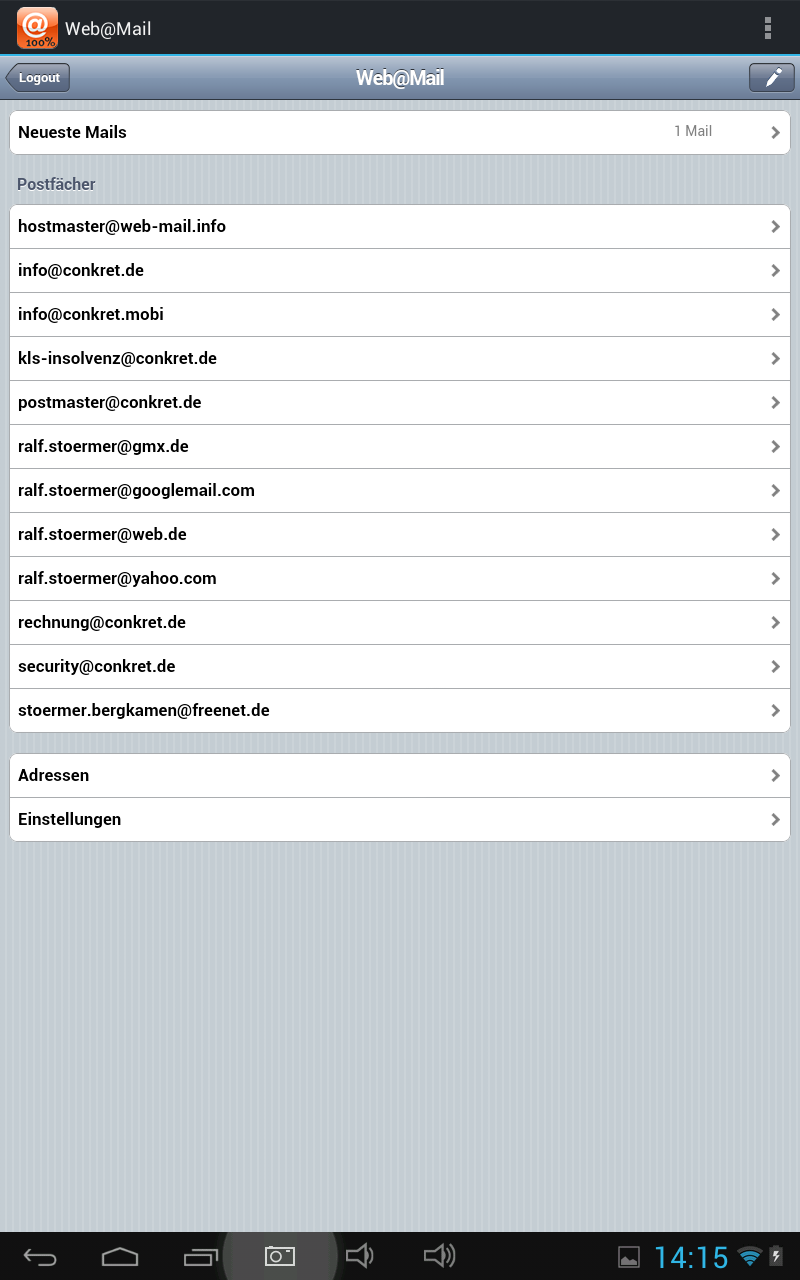 WebMail - App on Amazon Appstore