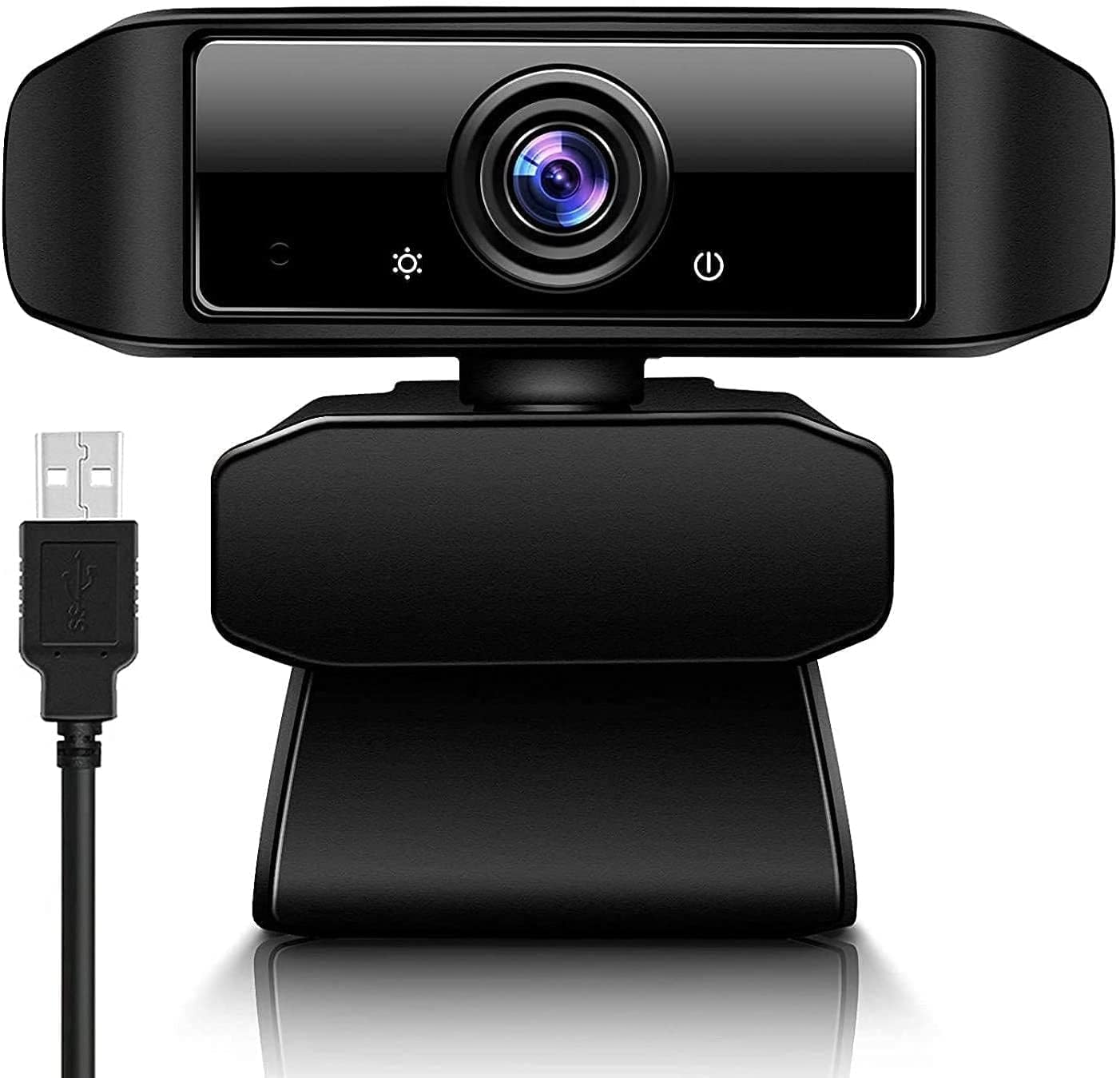 Amazon.com: Tiamat+ 1080P HD Webcam with Microphone, 360°Adjustable ...