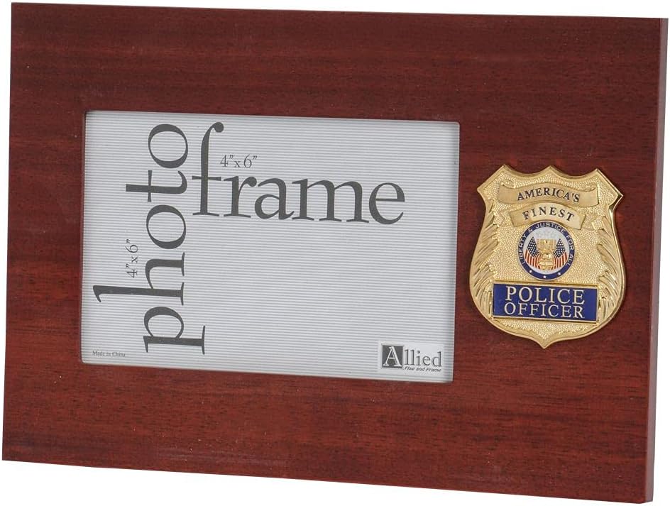 Amazon.com - Allied Frame US Police Officer Medallion Desktop Landscape ...