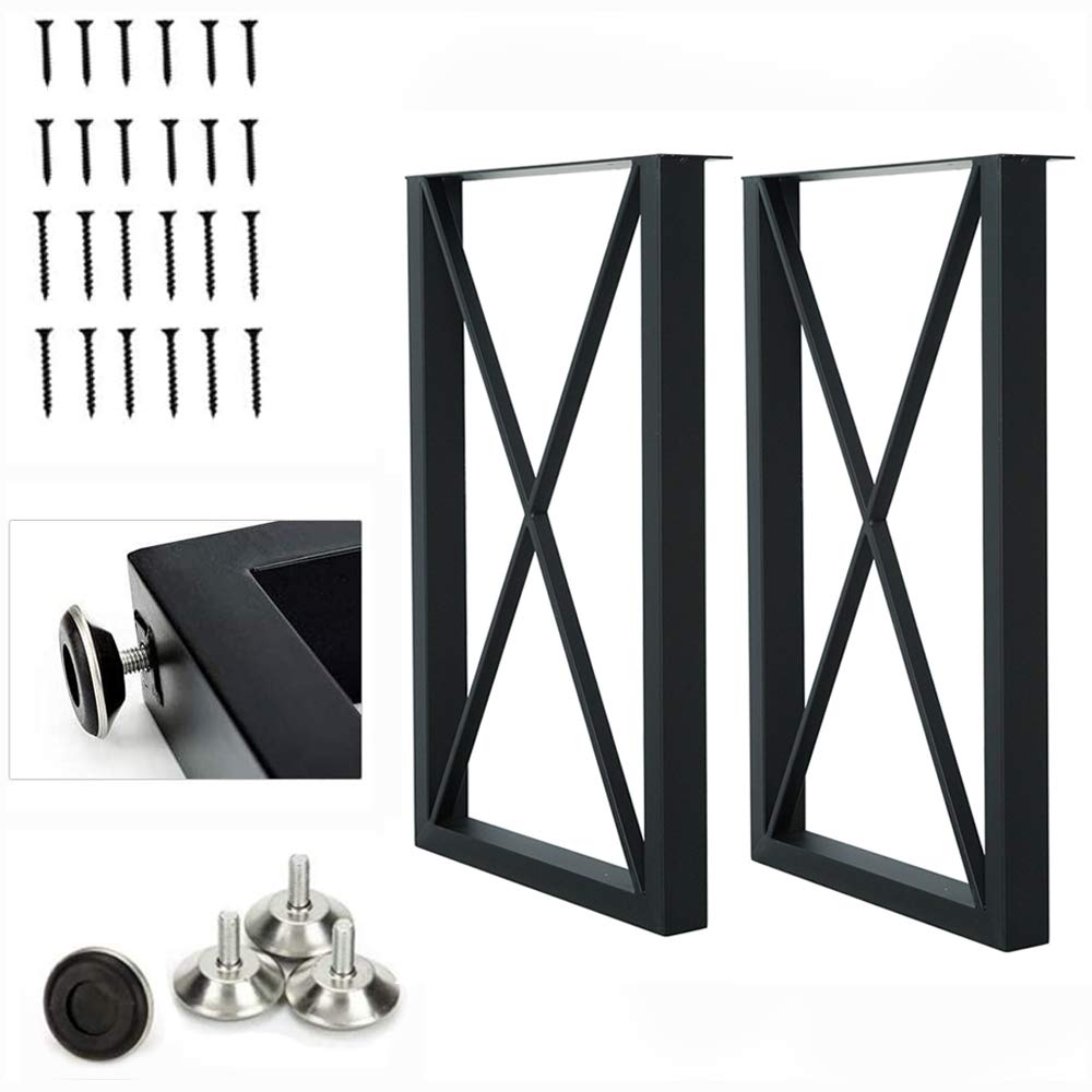 Metal Industrial Dining Modern Table Legs Desk Legs Base Cast Iron ...