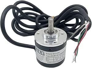 Amazon.com: Pulse Rotary Encoder,ES38 AB Signal Push Pull PNP Output ...