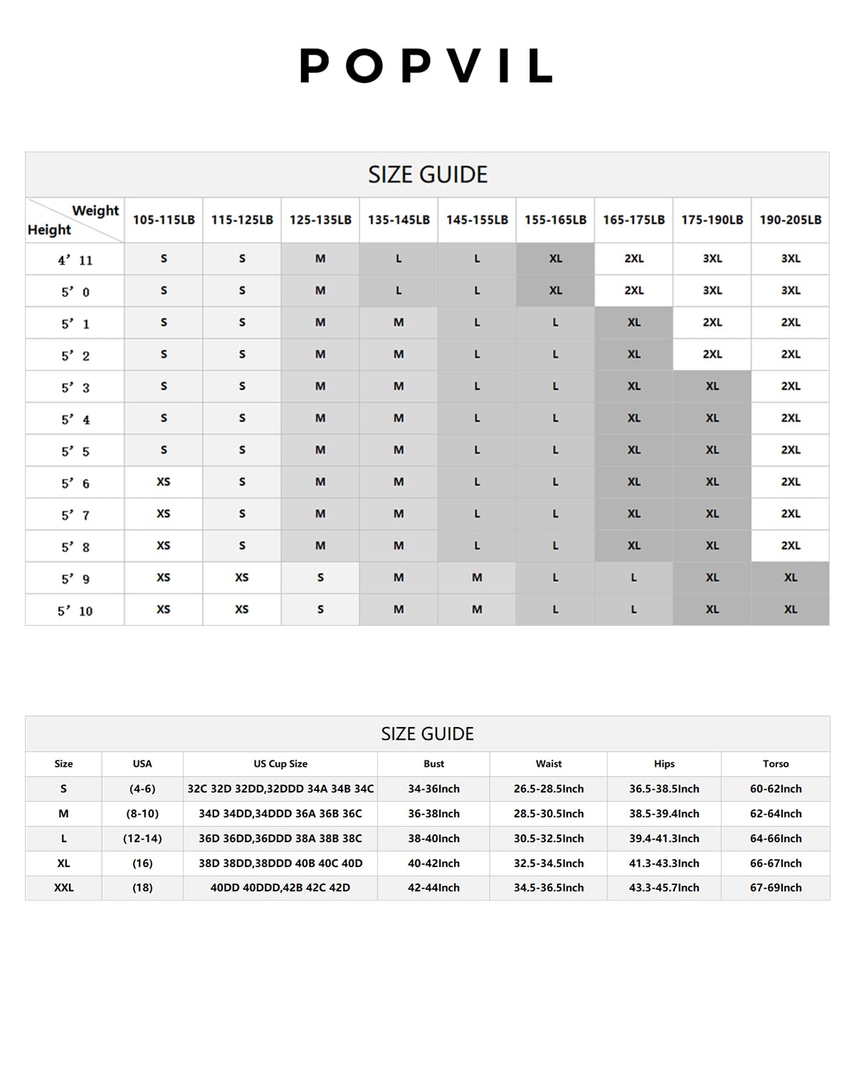 popvil Two Piece Bikini Sets for Women Strapless Cutout Bathing Suits ...