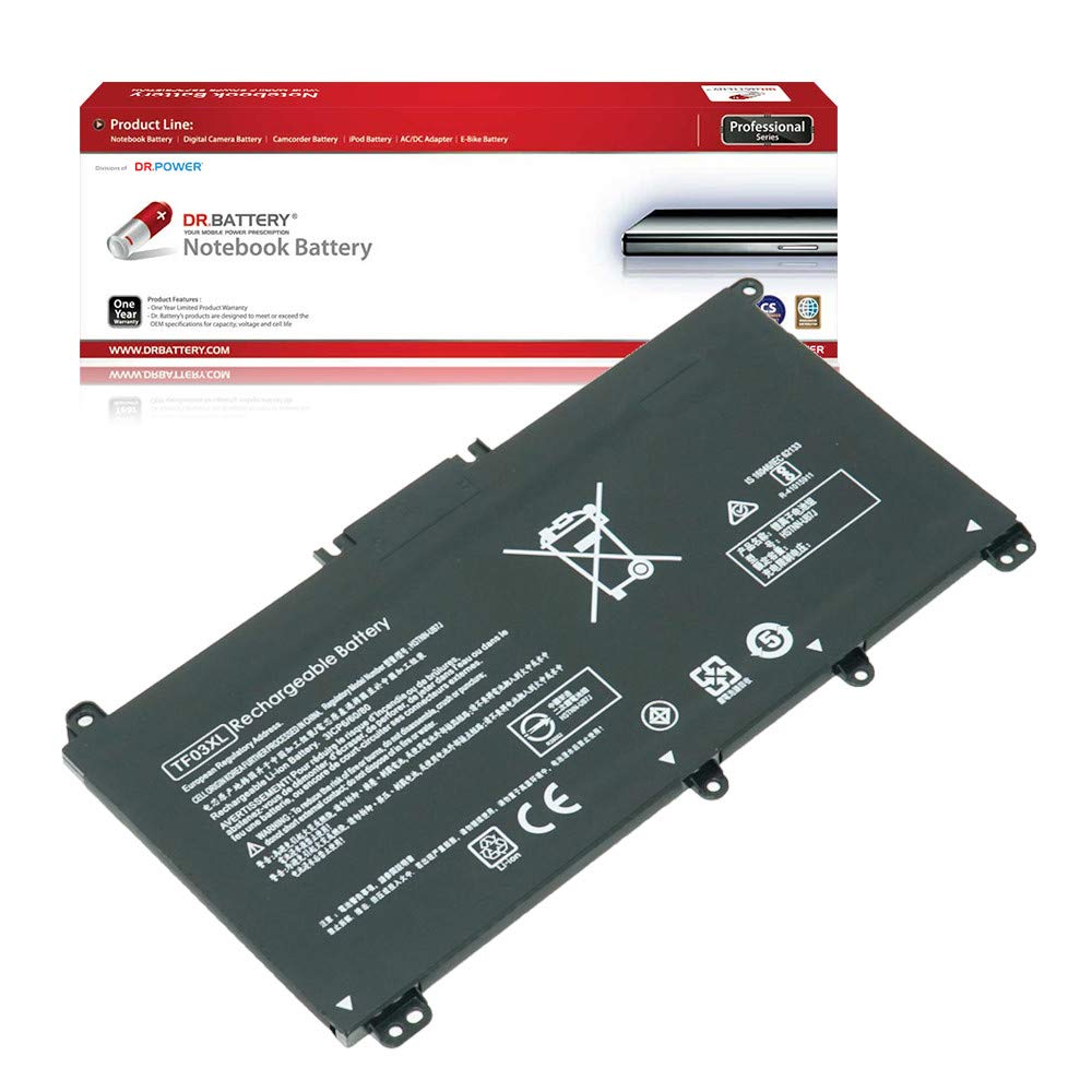 DR. BATTERY TF03XL Battery Compatible with HP Pavilion 15-CC 15-CC023CL ...