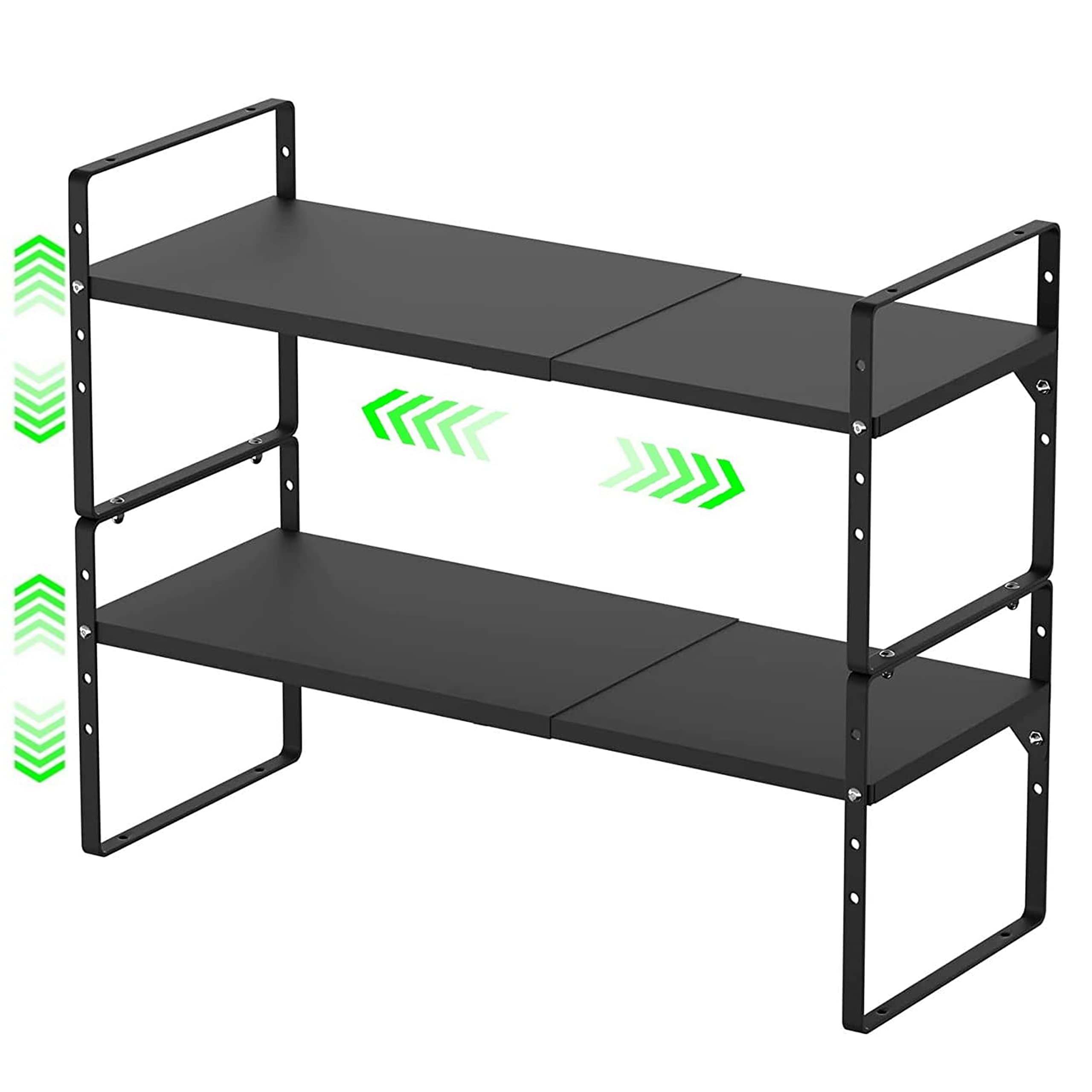 Snapklik.com : Expandable Kitchen Cabinet Storage Shelf, Stackable ...